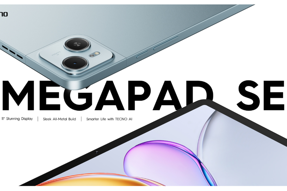 Tablet Tecno Megapad SE Resmi Hadir di Indonesia